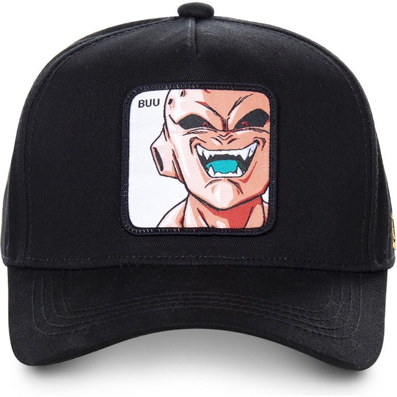 Gorra curva negra snapback Kid Buu BUUB Dragon Ball de Capslab ...
