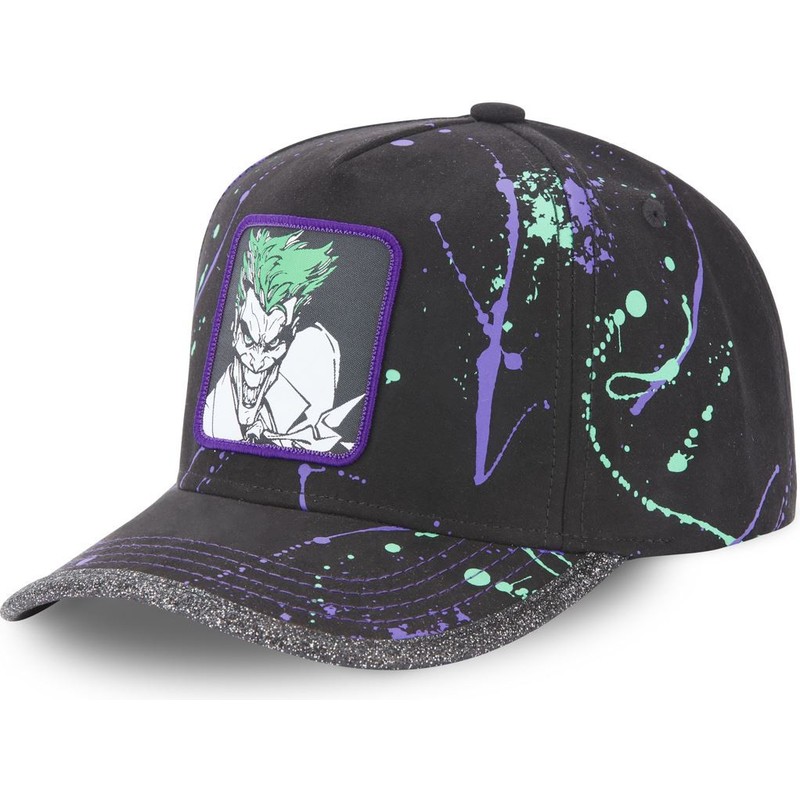 Gorra curva negra y violeta ajustable Joker TAG JOK DC Comics de ...
